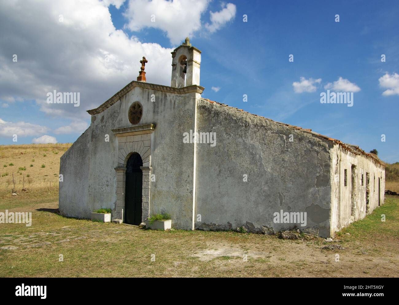 Siligo, Sardinia, Italy. San Vincenzo Ferrer country church Stock Photo ...