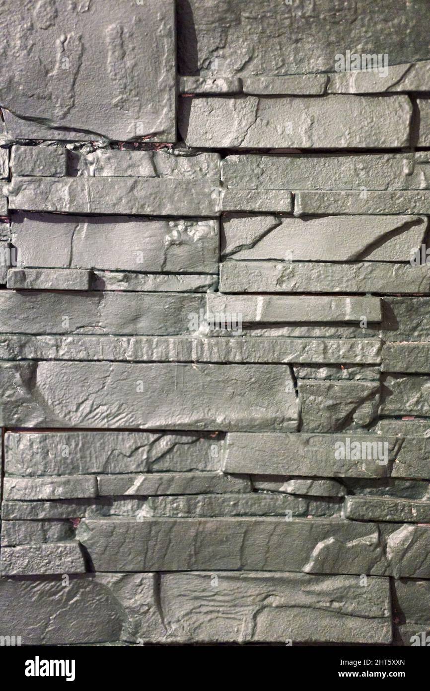 Vertical shot of a decorative facing stone texture Stock Photo - Alamy