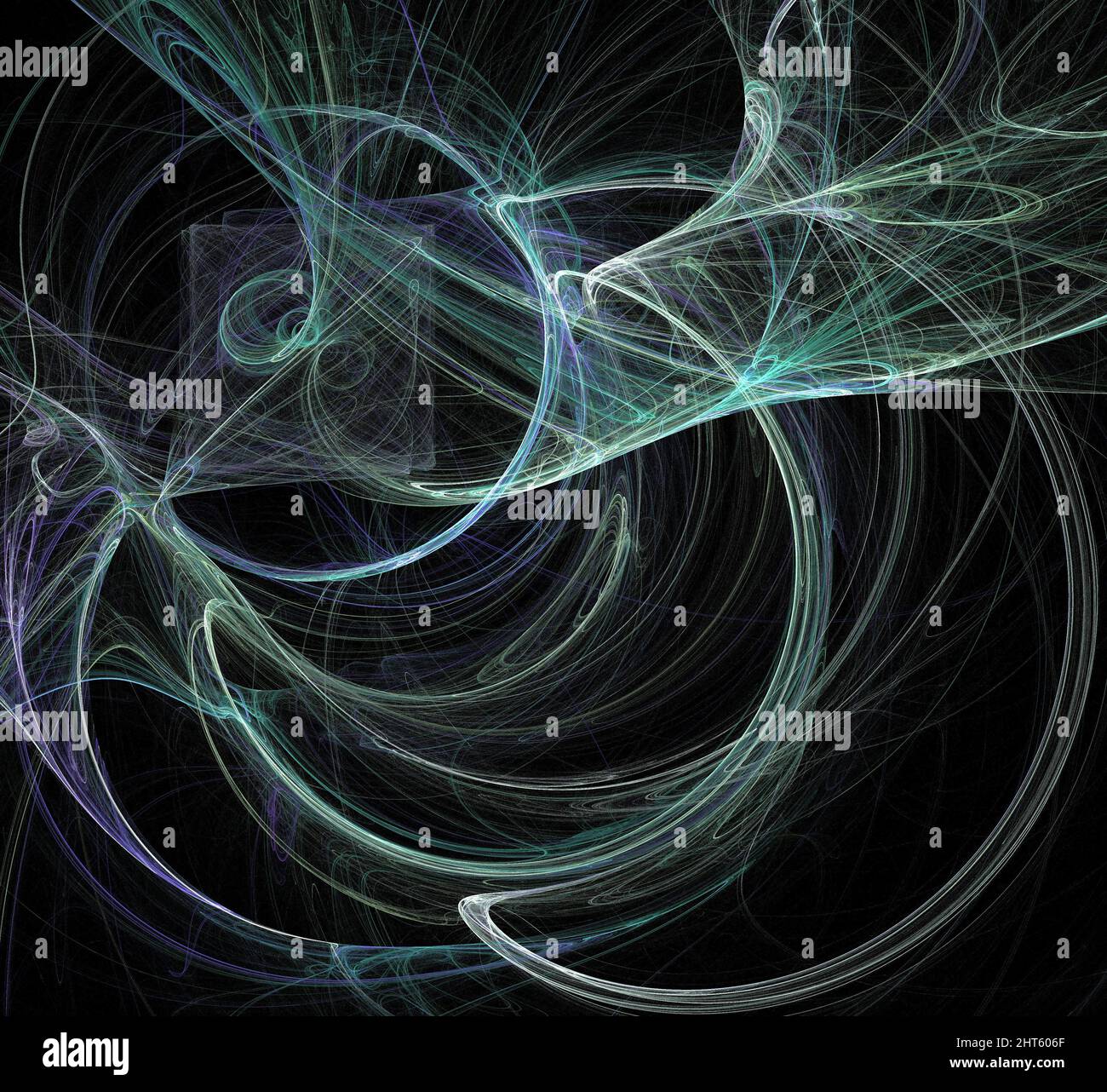 image of one Illustration of digital fractal Stock Photo - Alamy