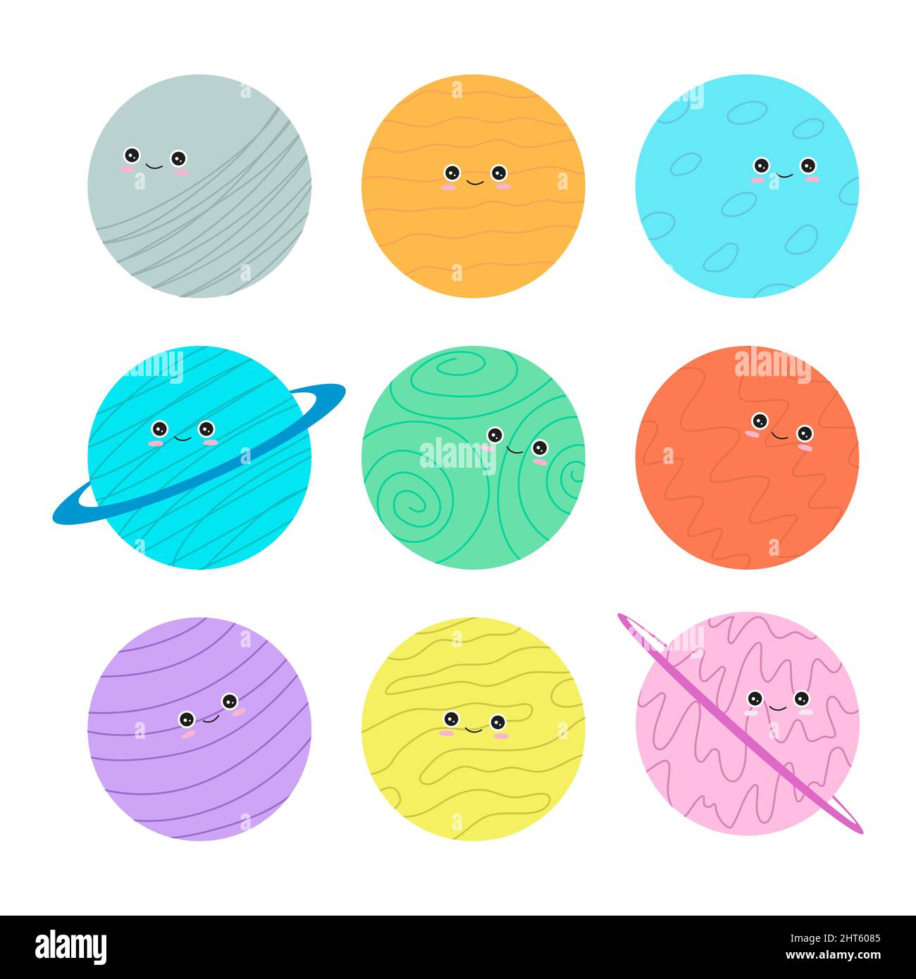 Collection of planets Stock Vector Image & Art - Alamy