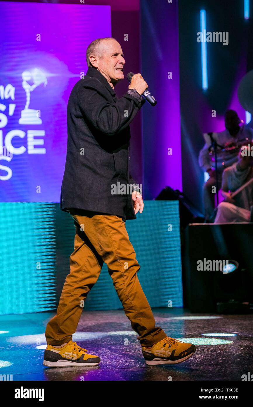 Legendary performer Johnny Clegg on stage at Comics Choice Awards in ...