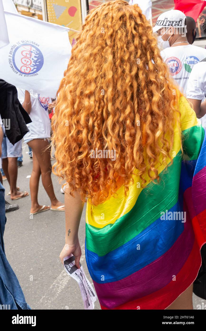 Group of people protesting against the government with banners, posters ...