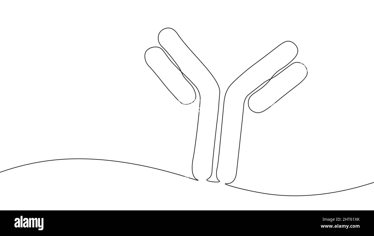 Vector antibody line art hi-res stock photography and images - Alamy