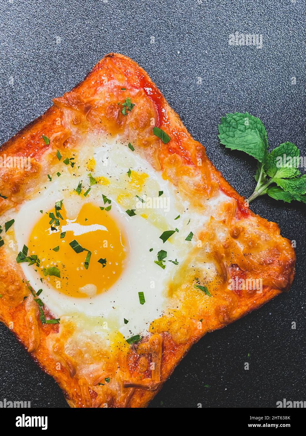Closeup of a Sun eggs Toast in Beijing Stock Photo - Alamy