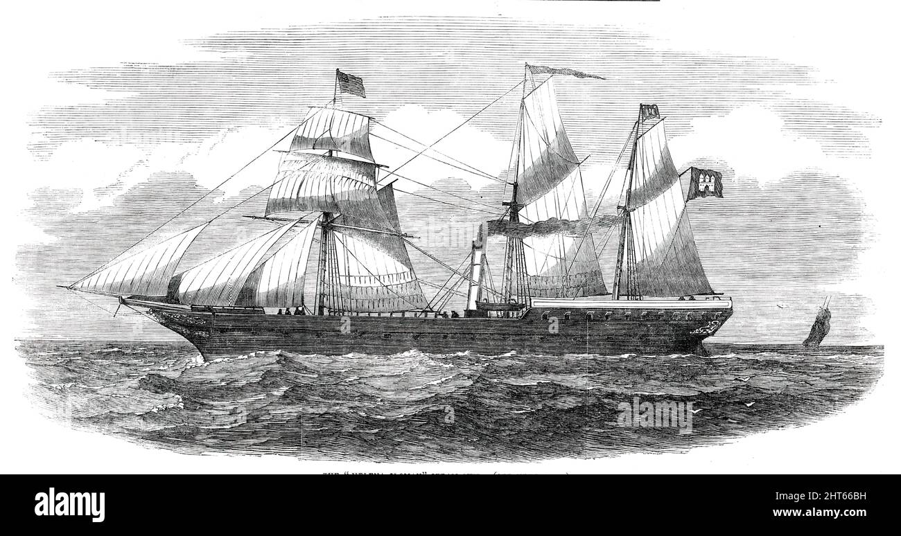Steam ship 1850 hi-res stock photography and images - Alamy