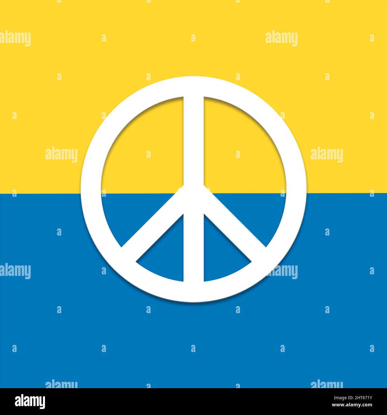 Peace for ukraine sign hi-res stock photography and images - Alamy