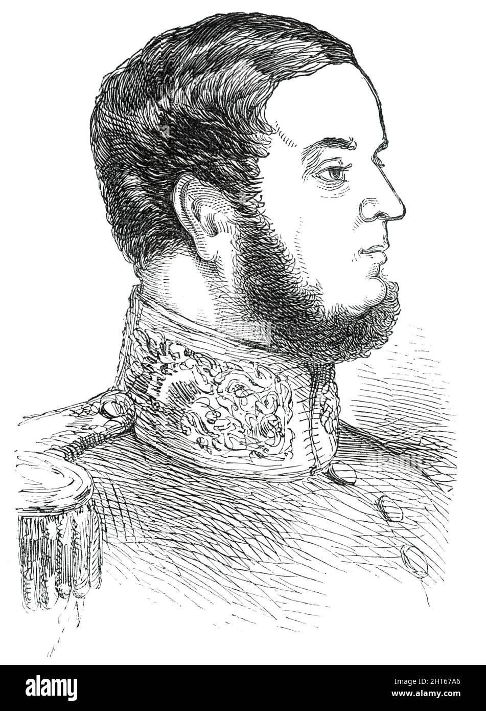 Lord Methuen, 1850. Frederick Henry Paul, Second Baron Methuen. 'The ...