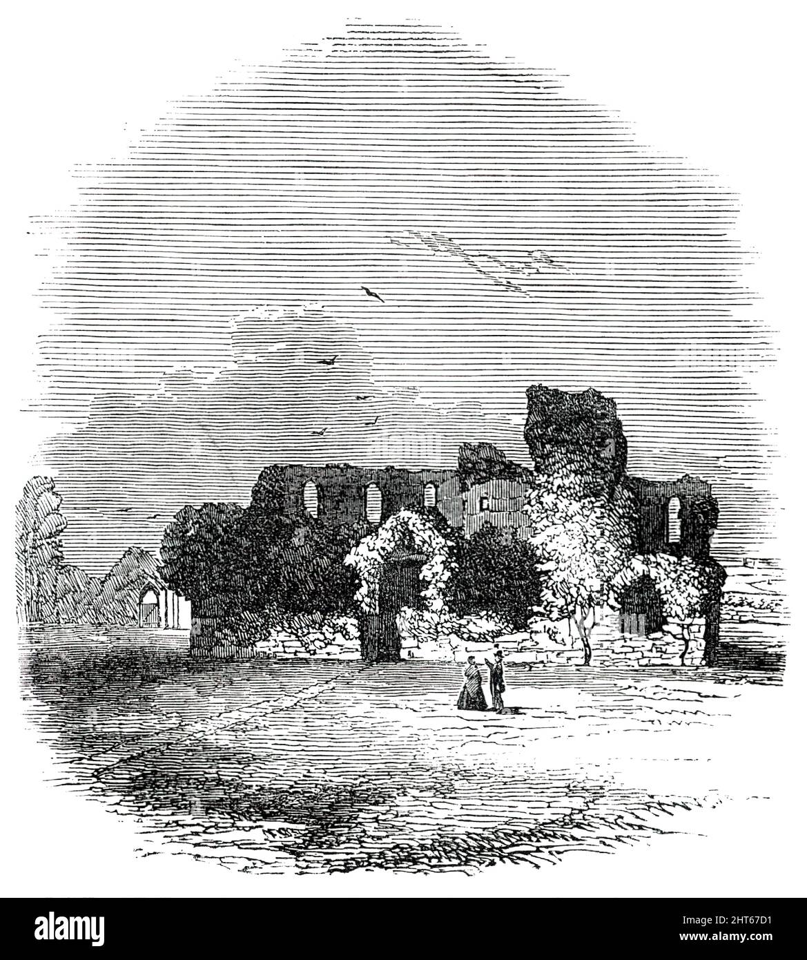 Ruins of the Convent of Franciscan Friars, at Dunwich, [Suffolk], 1850 ...
