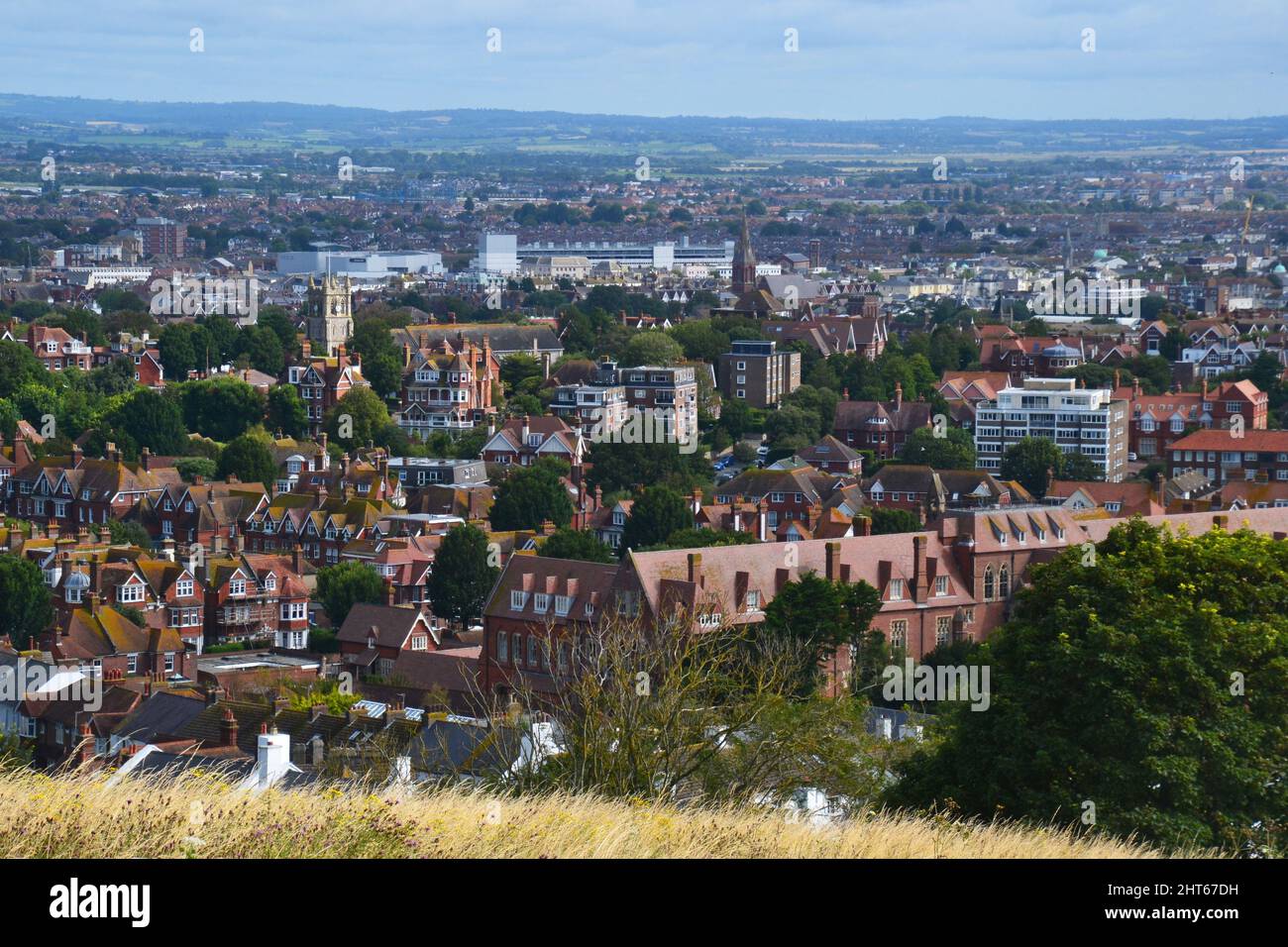 Eastbourne aerial view hi-res stock photography and images - Alamy