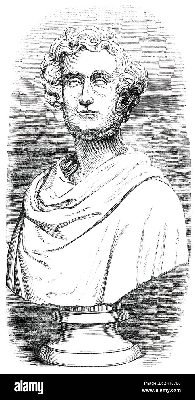 Bust of Mr. Hullah, 1850. 'The bust of Mr. Hullah...has just been ...