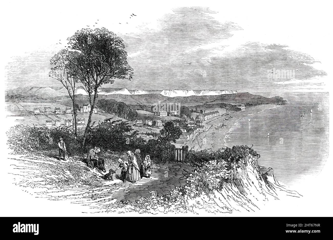 Budleigh Salterton, Devon, 1850. 'This charming resort...has risen from ...