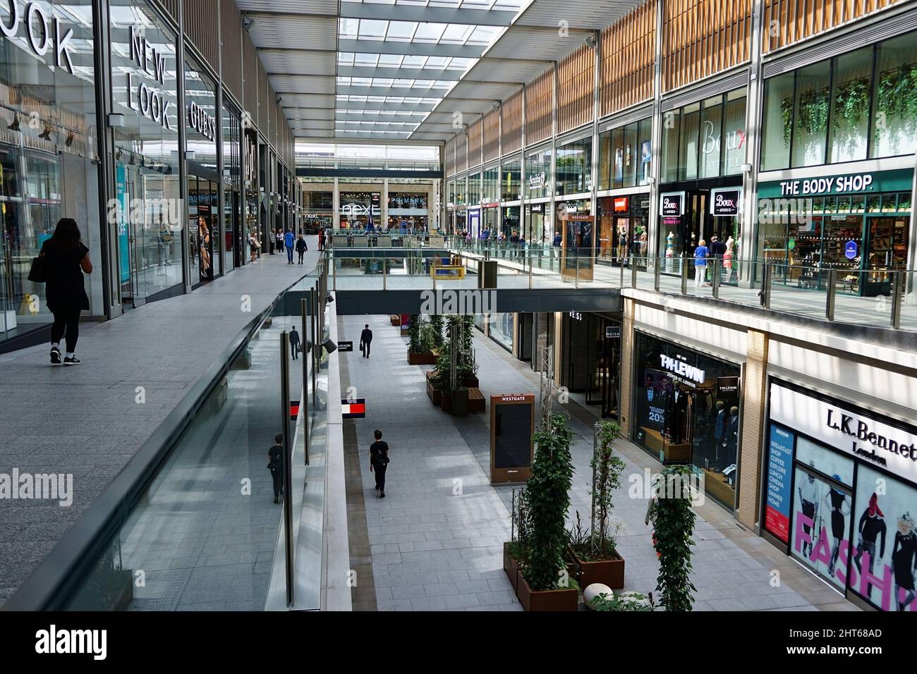 Center part of the West gate shopping complex, Oxford, England Stock ...