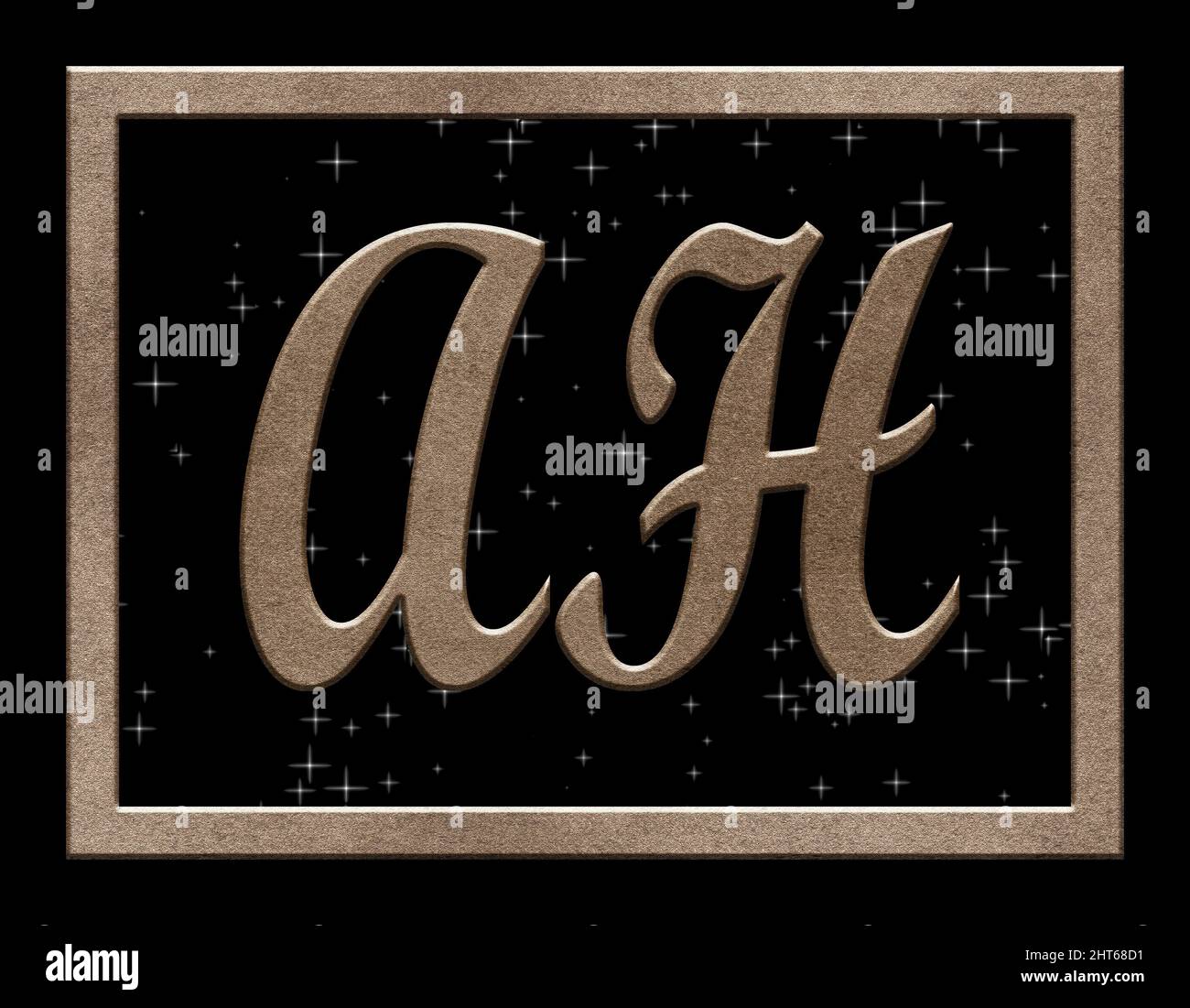 Ah majuscule hi-res stock photography and images - Alamy