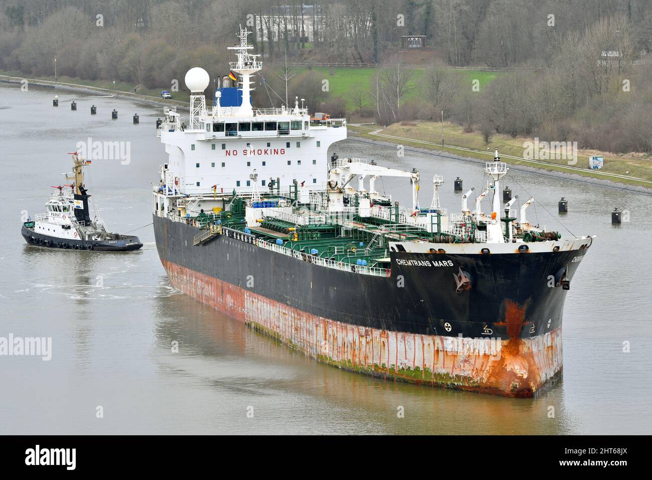 CHEMTRANS MARS passing the Kiel Canal Stock Photo - Alamy
