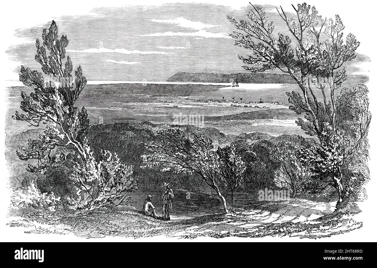 Bay and Settlement of Natal, now D'Urban, 1850. 'Great exertion is ...