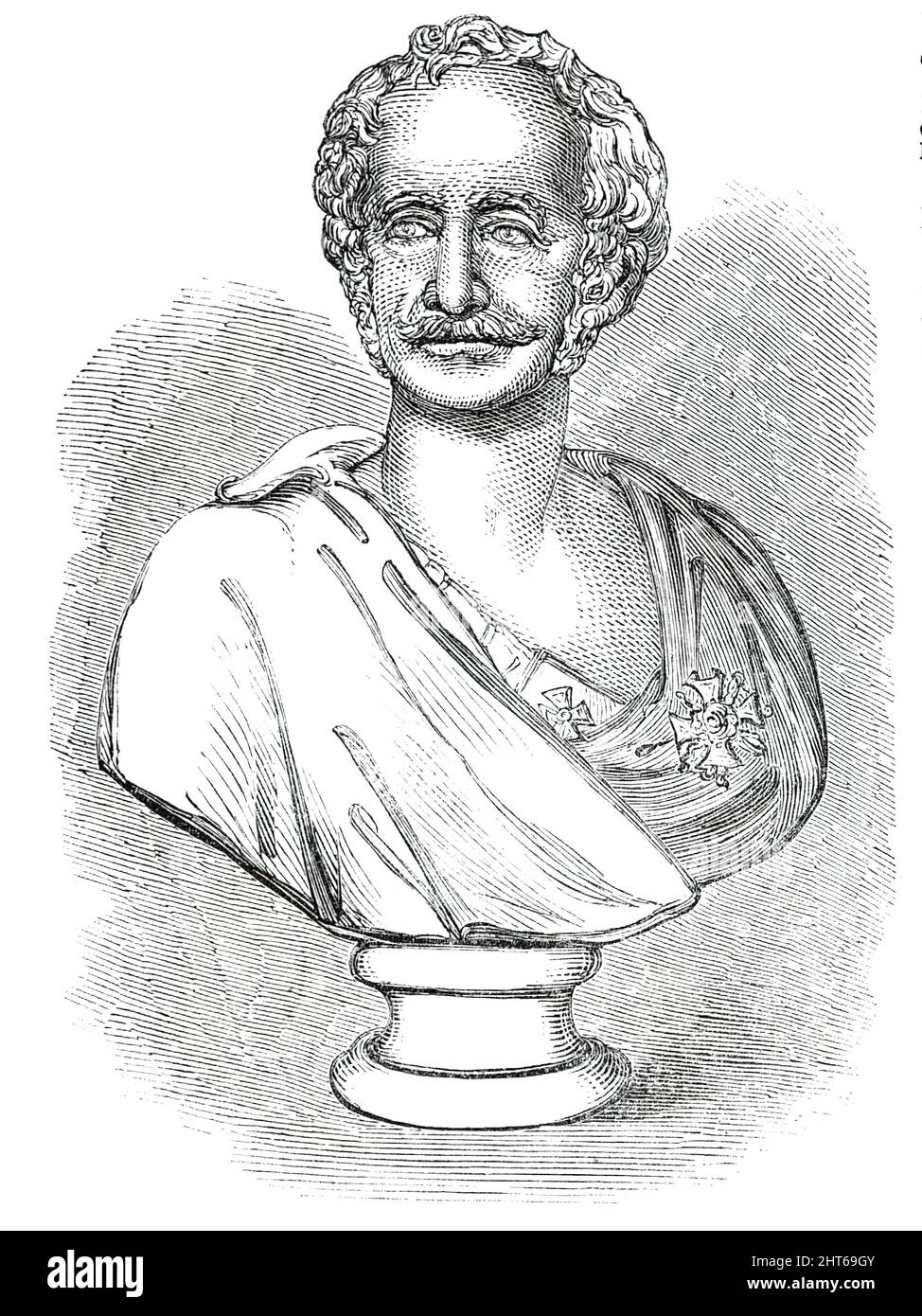 Bust of Viscount Gough, by G. G. Adams, 1850. 'On Saturday evening last ...