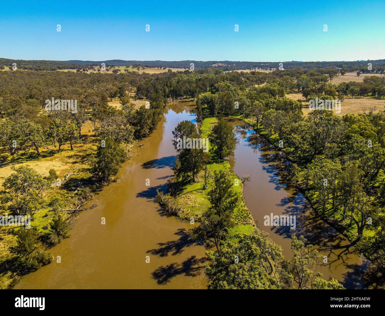 Aerial view of the Seven River in Australia Stock Photo - Alamy