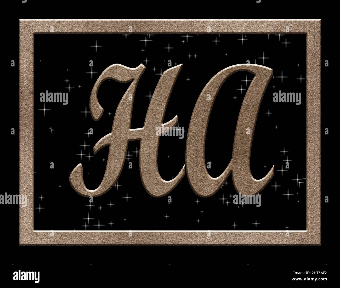 Two letters with ha hi-res stock photography and images - Alamy