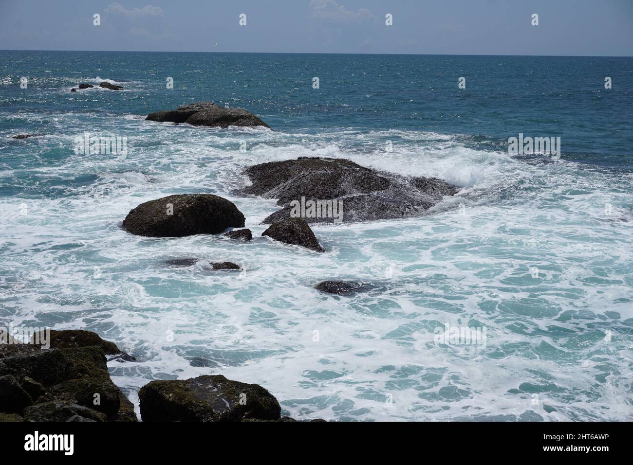 Caribbean seas waves hi-res stock photography and images - Alamy
