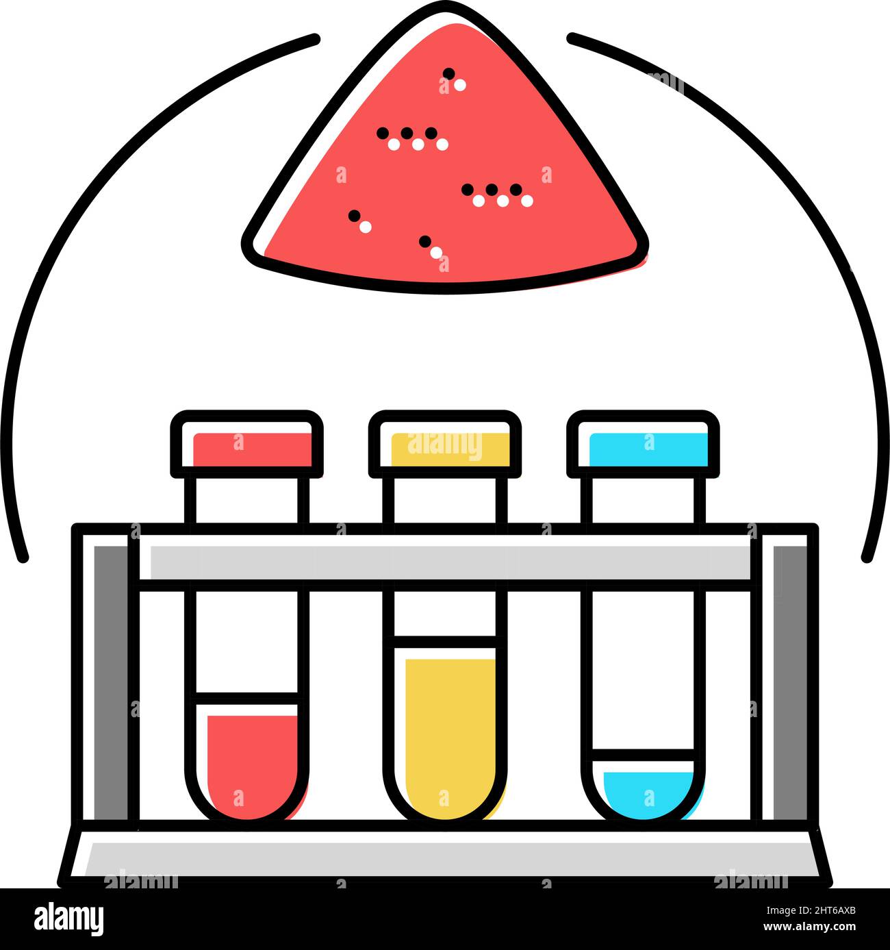 inorganic chemistry color icon vector illustration Stock Vector Image ...