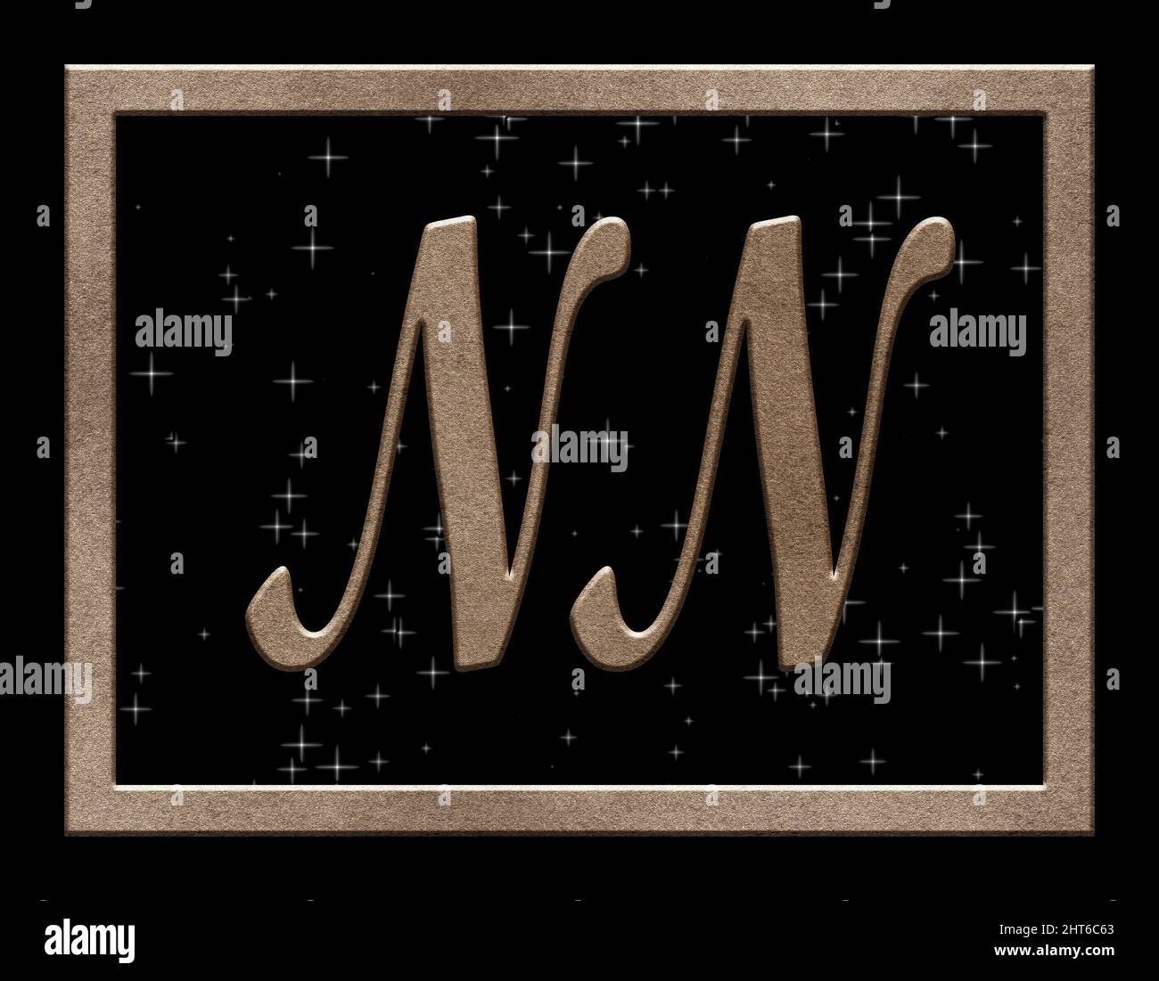 Nn letters hi-res stock photography and images - Alamy