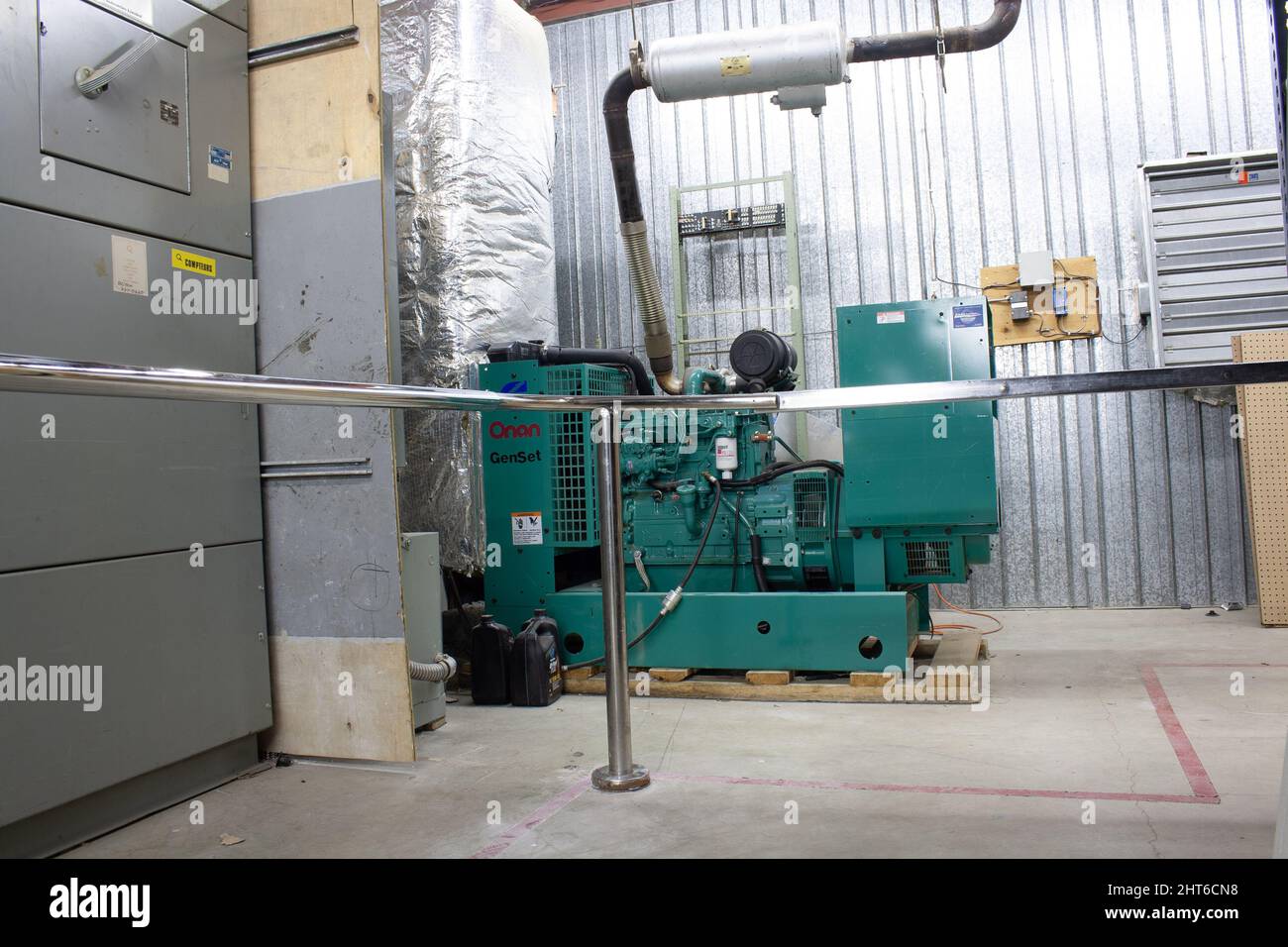 Photo of apparatuses inside of a factory Stock Photo - Alamy
