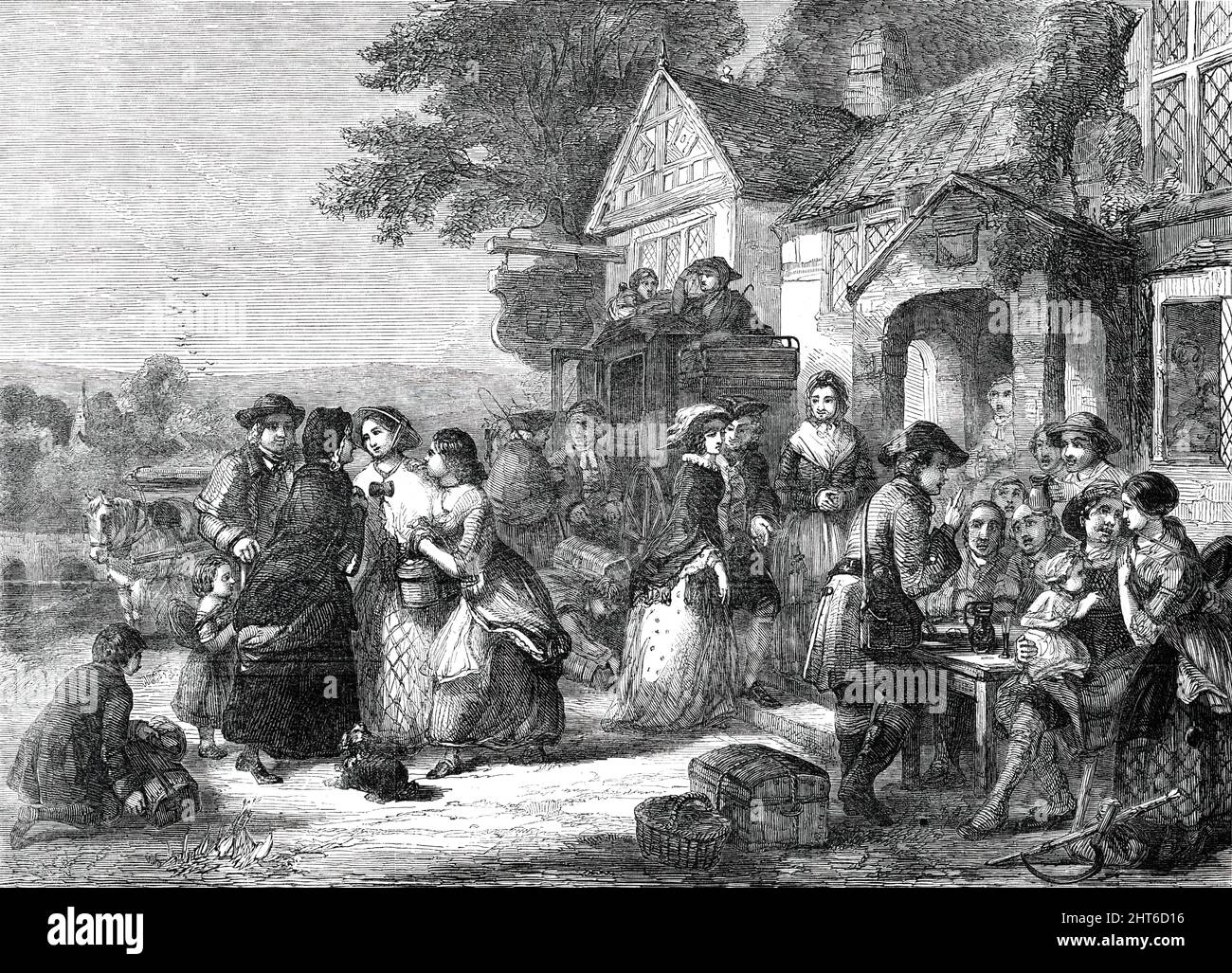 Stagecoach travel 1850 hi-res stock photography and images - Alamy