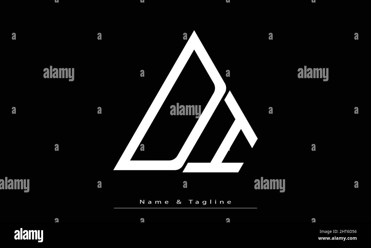 Alphabet letters Initials Monogram logo DI , DI Stock Vector Image ...