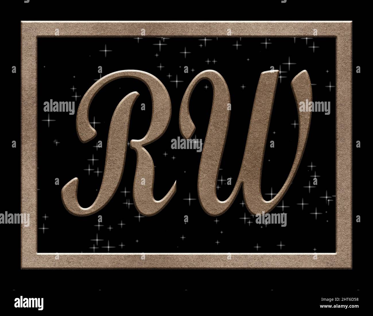 Letters rw hi-res stock photography and images - Alamy