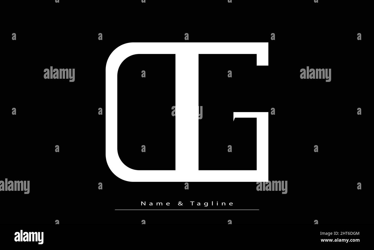 Alphabet letters Initials Monogram logo DG , DG Stock Vector Image ...