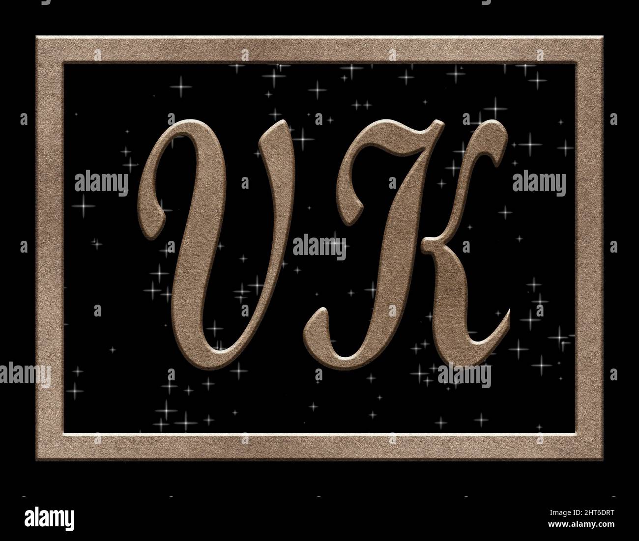 Vk letters hi-res stock photography and images - Alamy