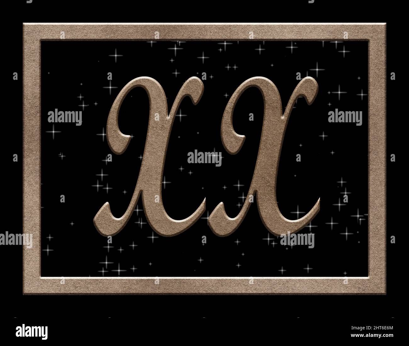 Xx letters hi-res stock photography and images - Alamy