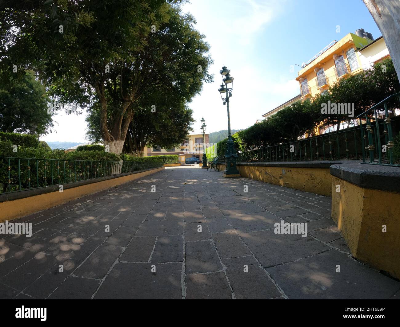 Beautiful park on a sunny day Stock Photo - Alamy