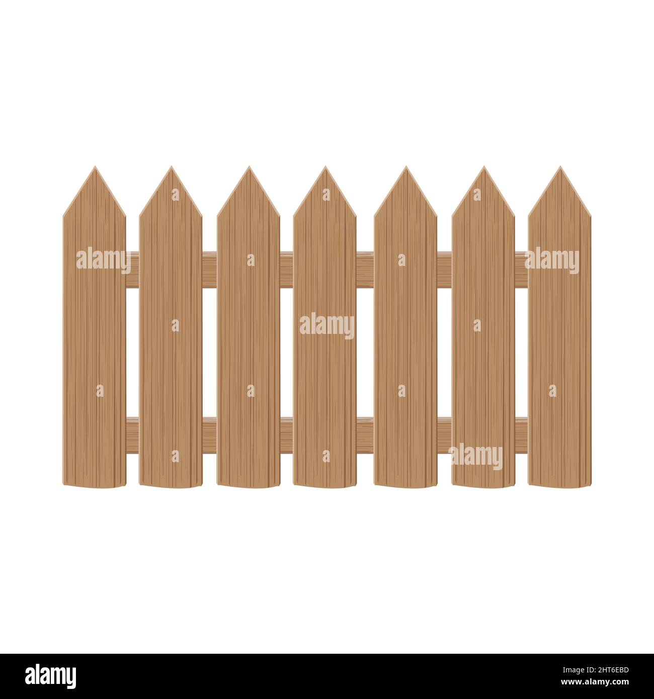 Wooden Gates and fences made of boards of various designs, Vector ...