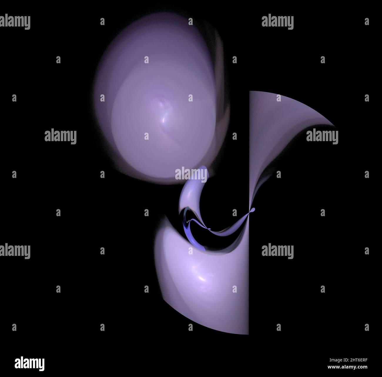 image of one Illustration of digital fractal Stock Photo - Alamy
