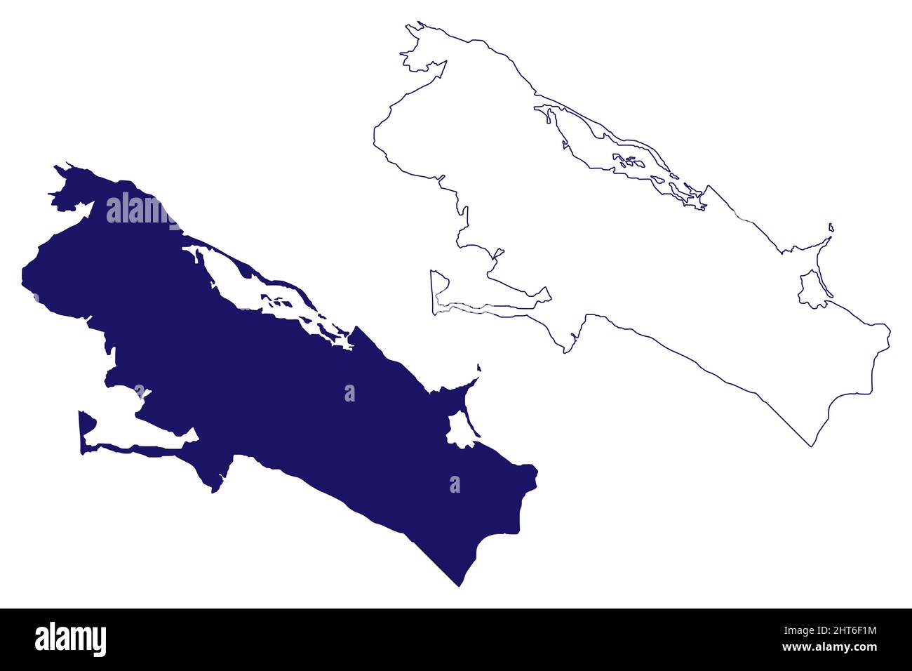 Cayo sabinal island map hi-res stock photography and images - Alamy