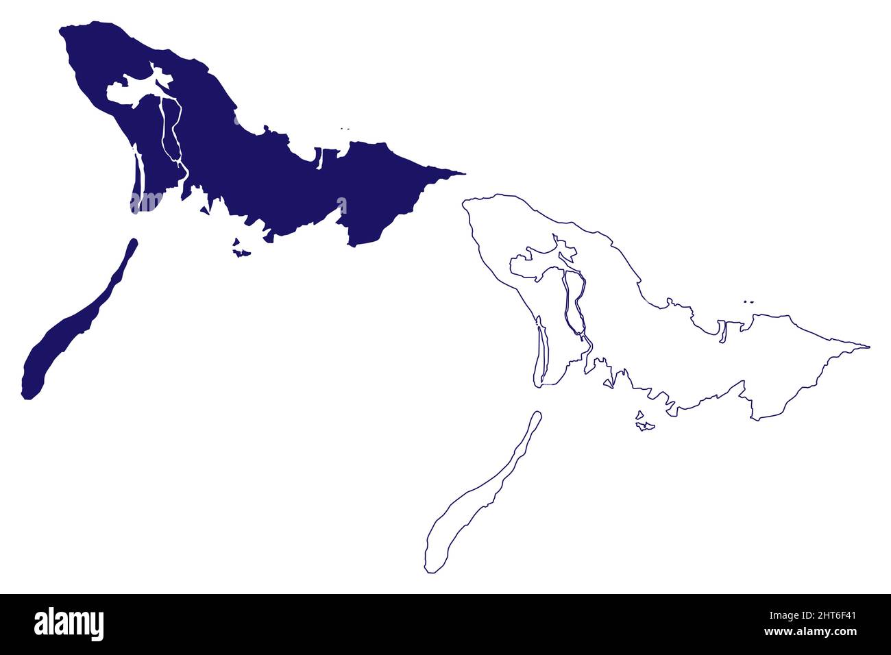 Long cay travel map hi-res stock photography and images - Alamy