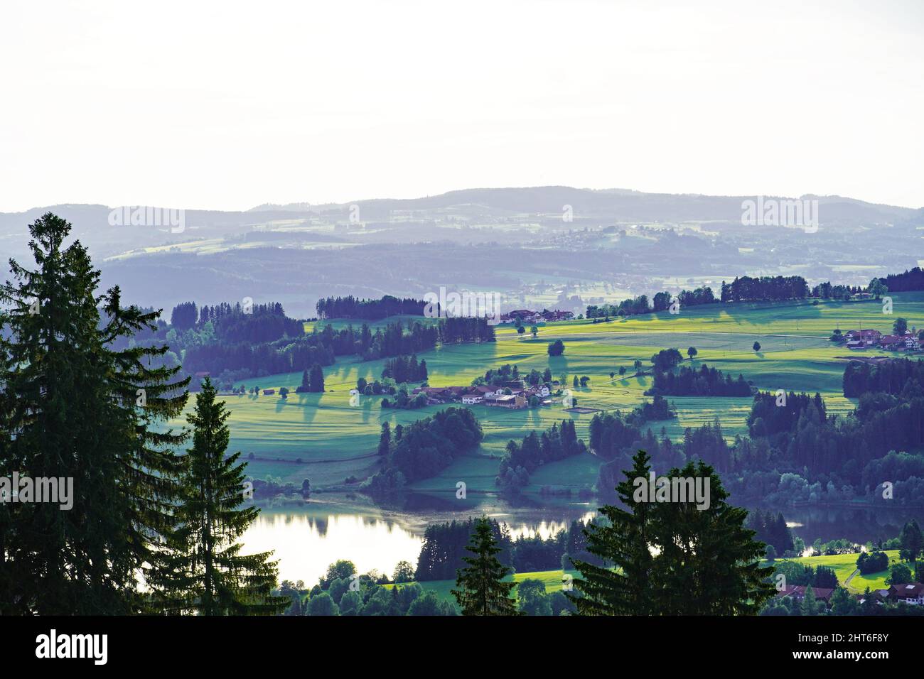 Landscape in the Allgau region of Bavaria in Germany Stock Photo - Alamy