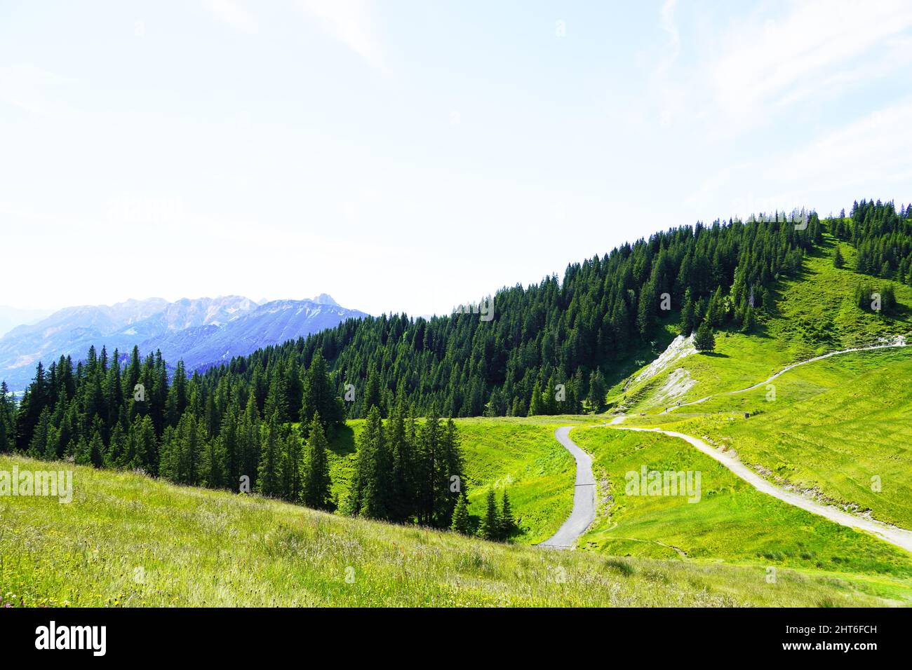 Landscape in the Allgau region of Bavaria in Germany Stock Photo - Alamy