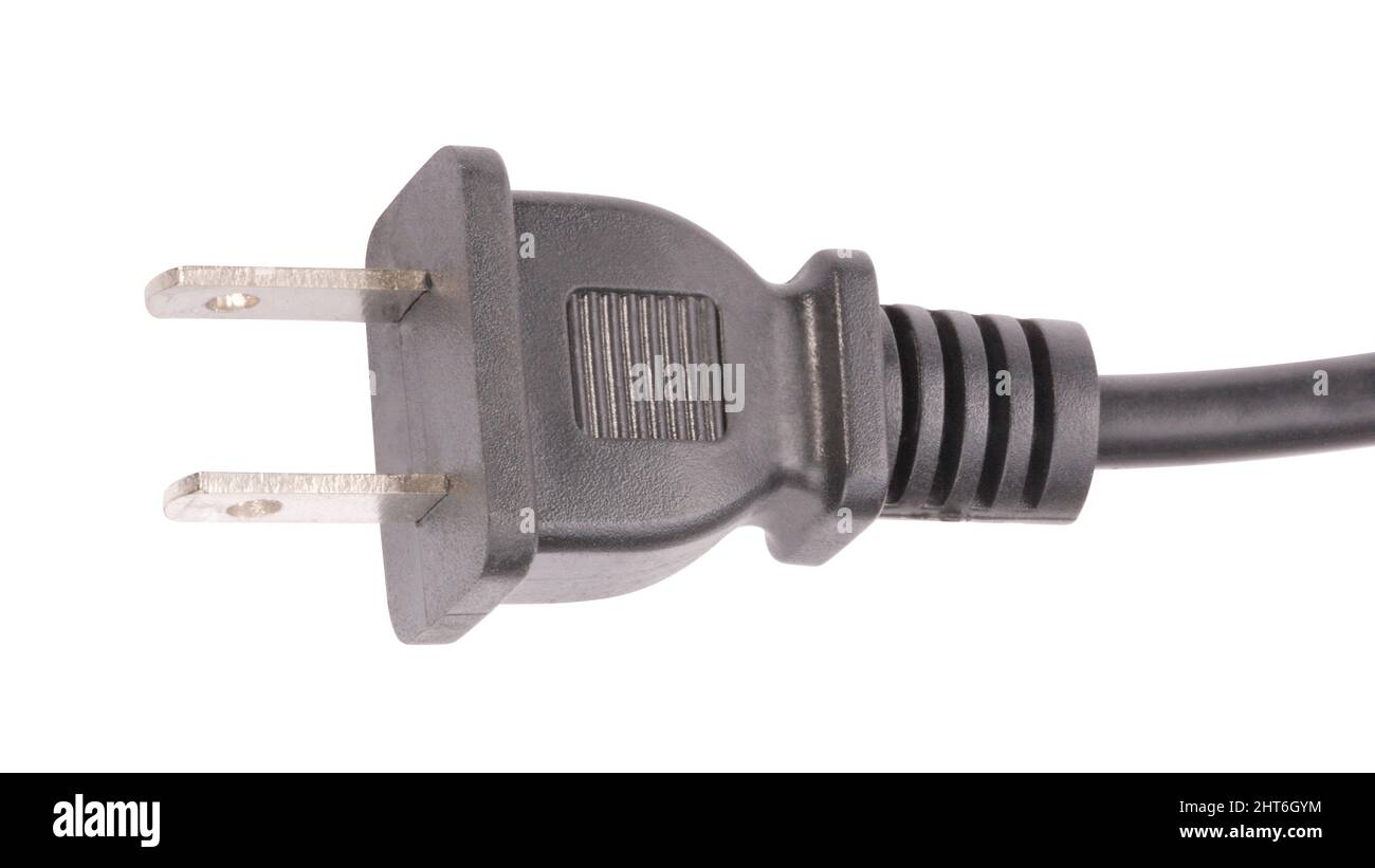 American Outlet Plug with Cord Isolated Stock Photo - Alamy