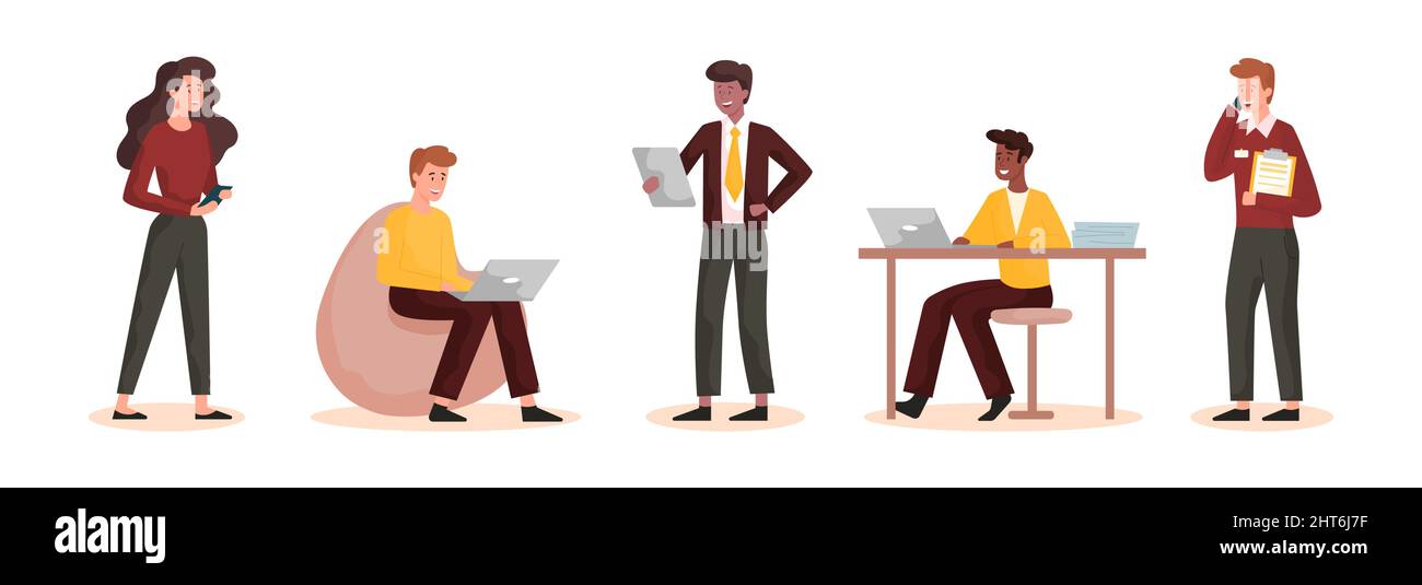 People using gadget Stock Vector Image & Art - Alamy