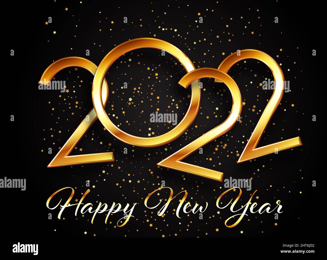 Dark background and golden sparkling sign Dark background and golden sparkling sign