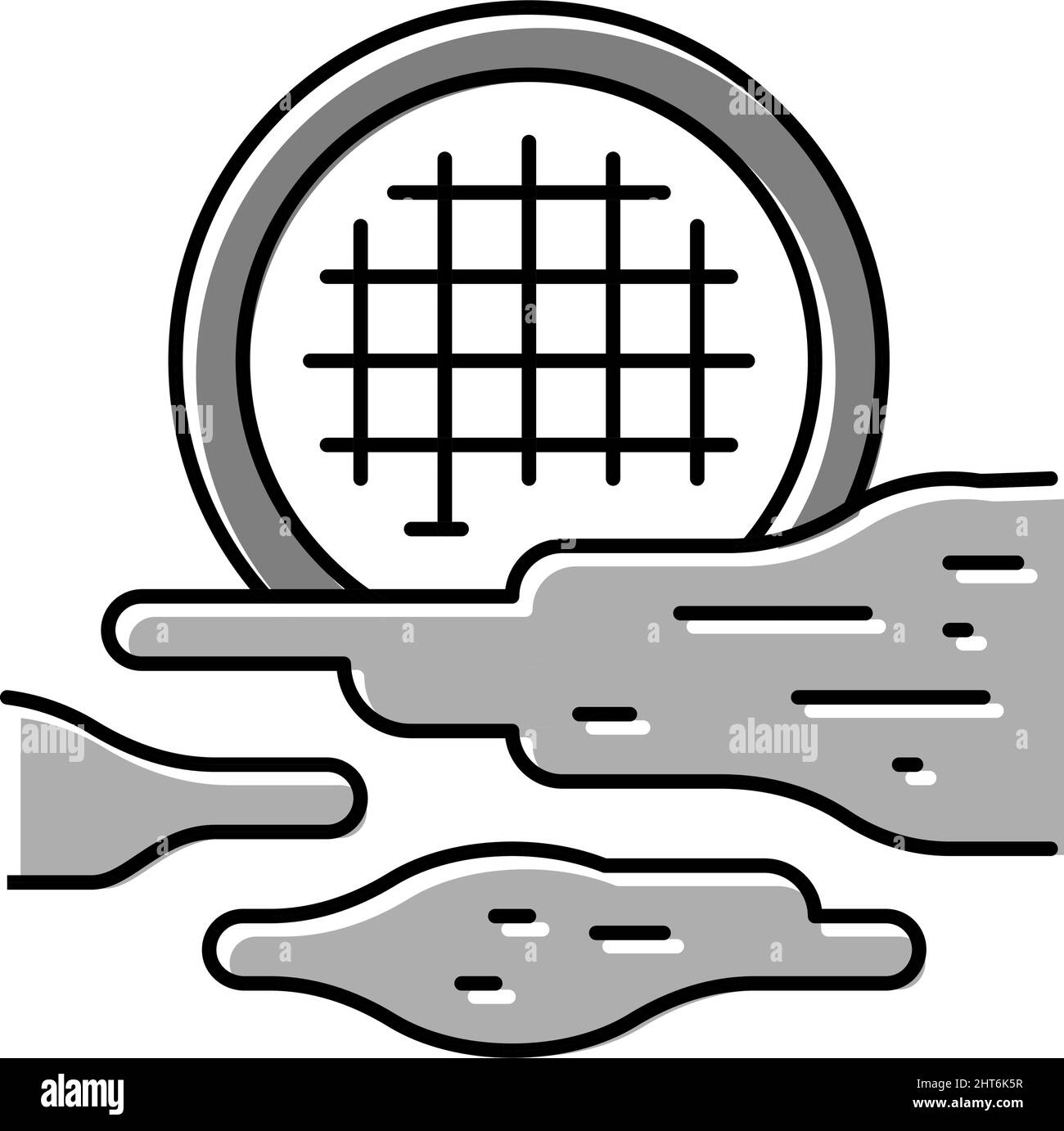 fog light color icon vector illustration Stock Vector Image & Art - Alamy