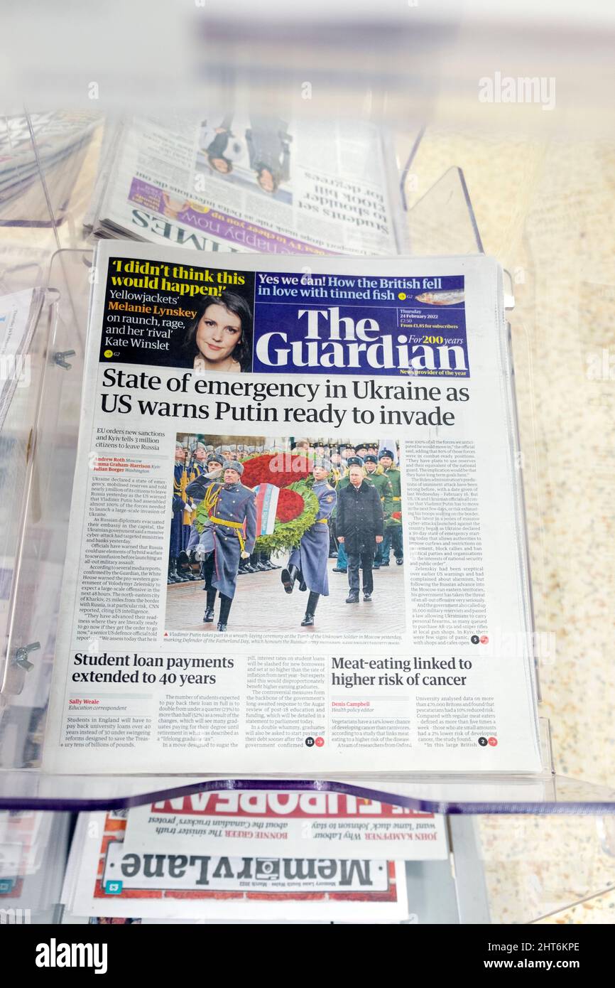 'State of Emergency in Ukraine a US warns Putin ready to invade ...
