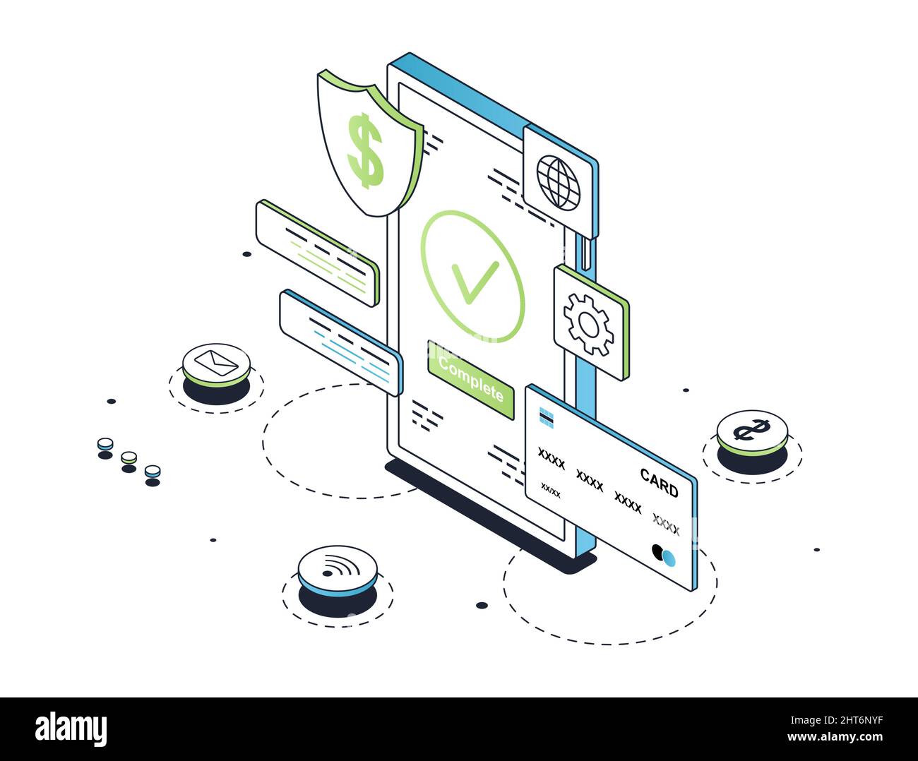 Bill payments digital Stock Vector Images - Alamy