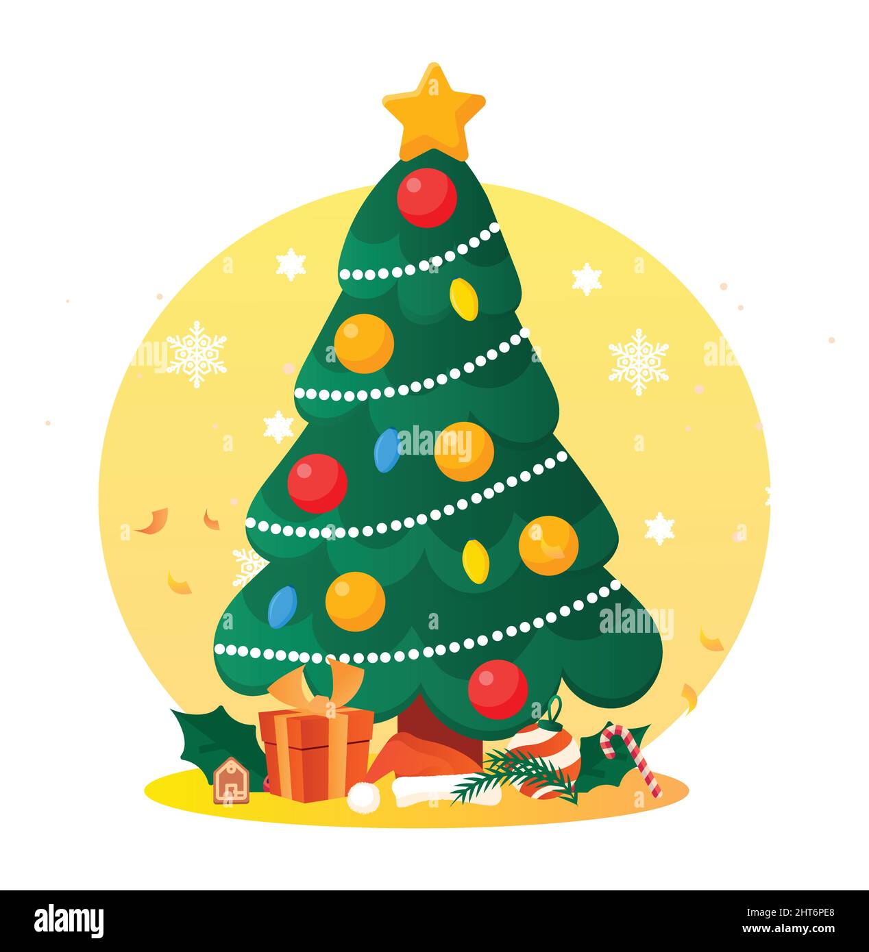 Christmas tree concept Stock Vector Image & Art - Alamy