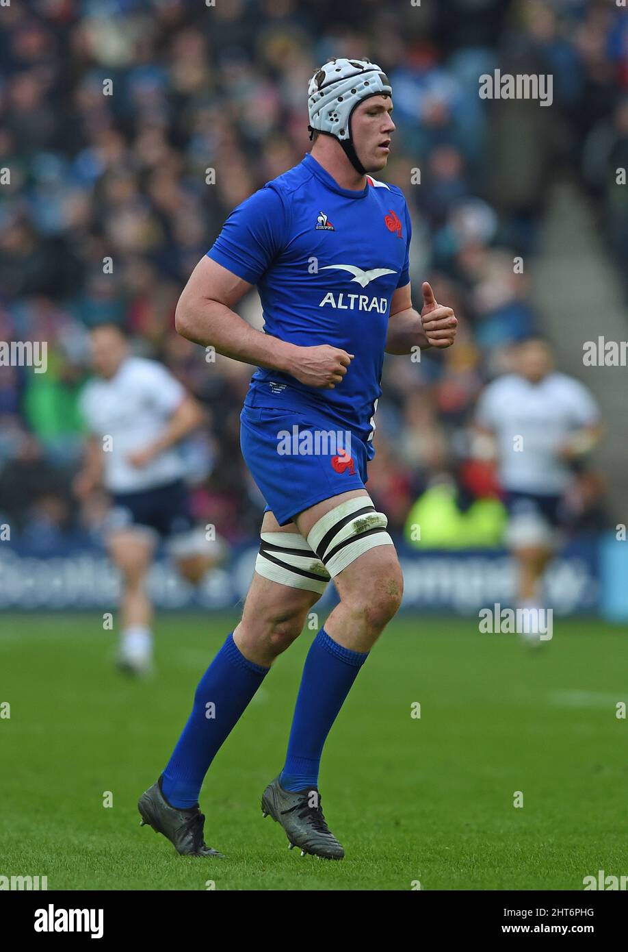 Edinburgh, Scotland, 26th February 2022. Thibaud Flament of France ...