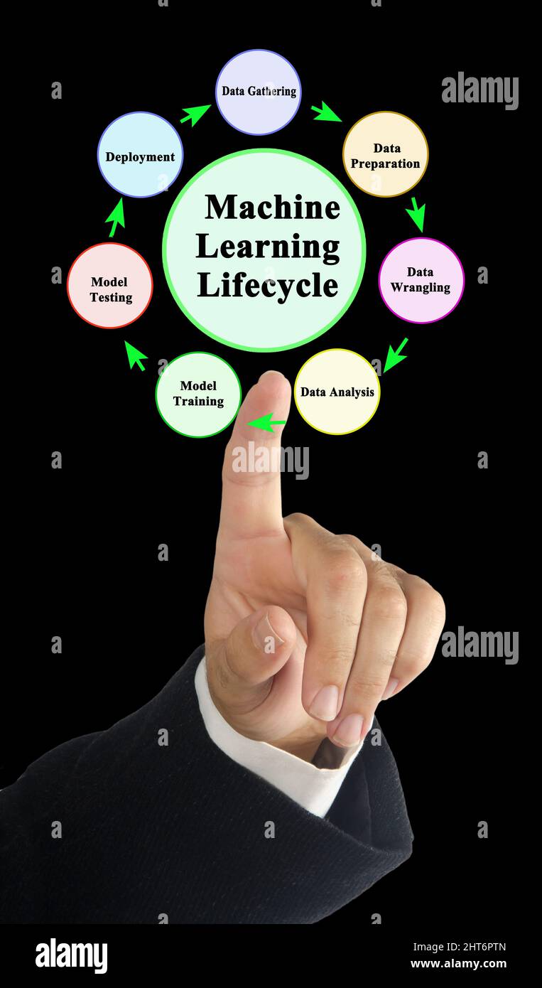 Components of Machine Learning Lifecycle Stock Photo - Alamy