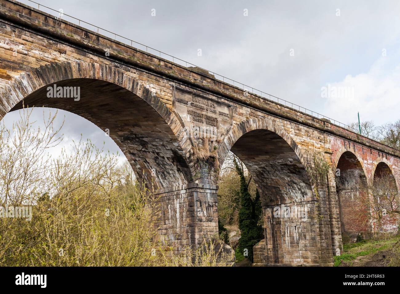 Yarm rail viaduct hi-res stock photography and images - Alamy