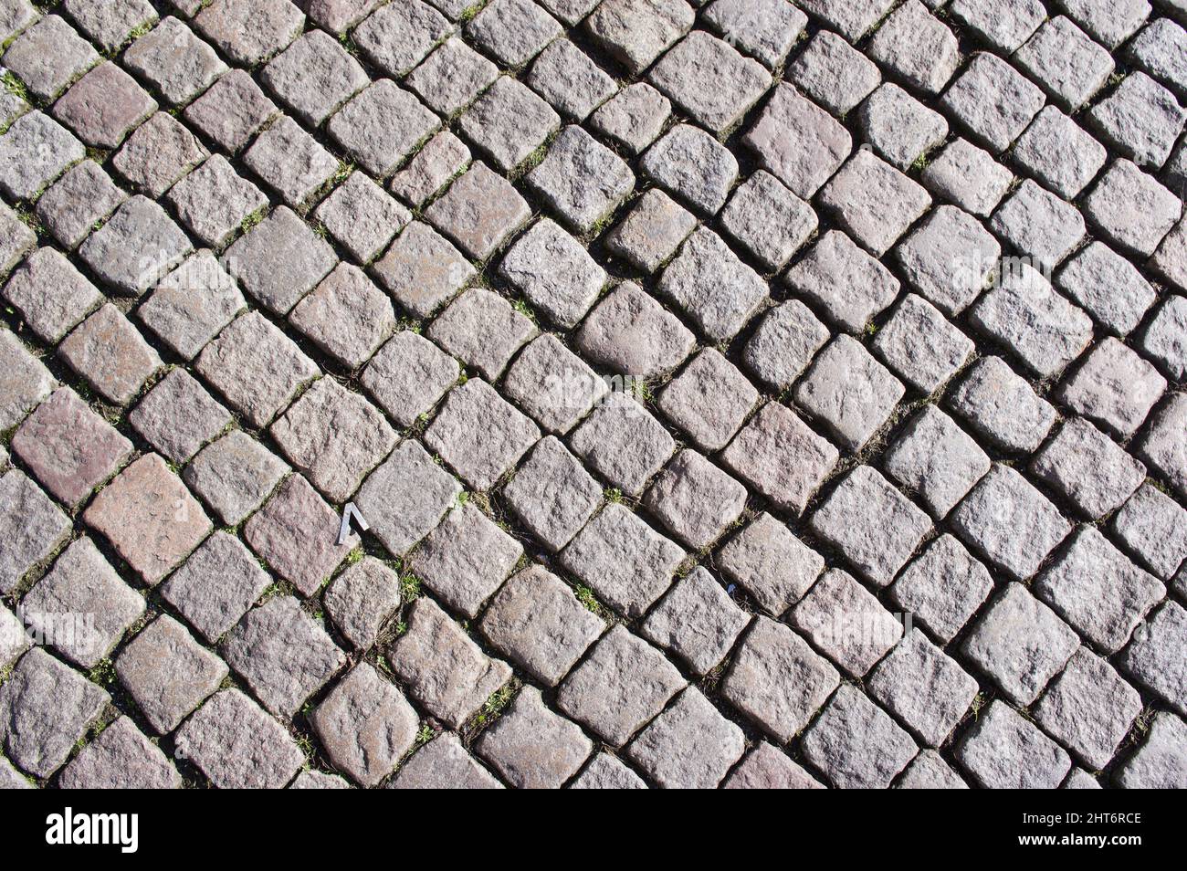 Grey cobble stone pattern background Stock Photo - Alamy